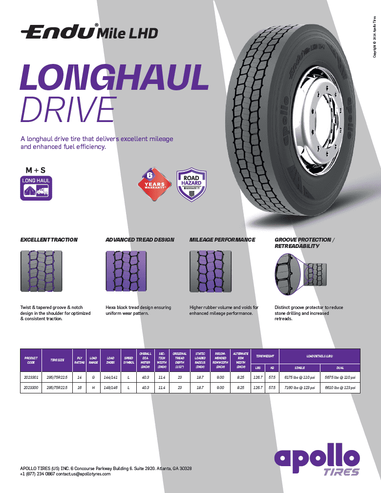 Brochures | Apollo Tyres